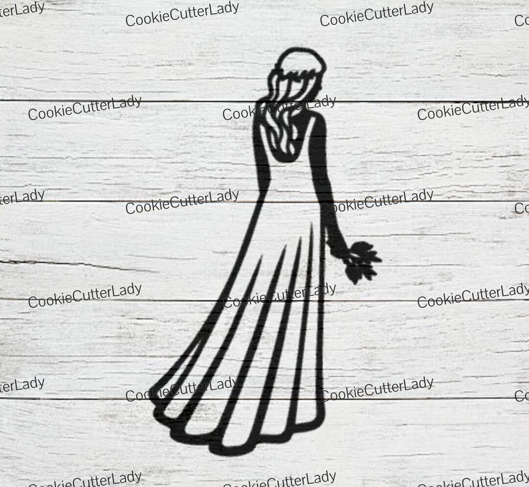 Wedding Bride Dress Stencil | REUSABLE, DURABLE, WASHABLE Craft Stencil ...