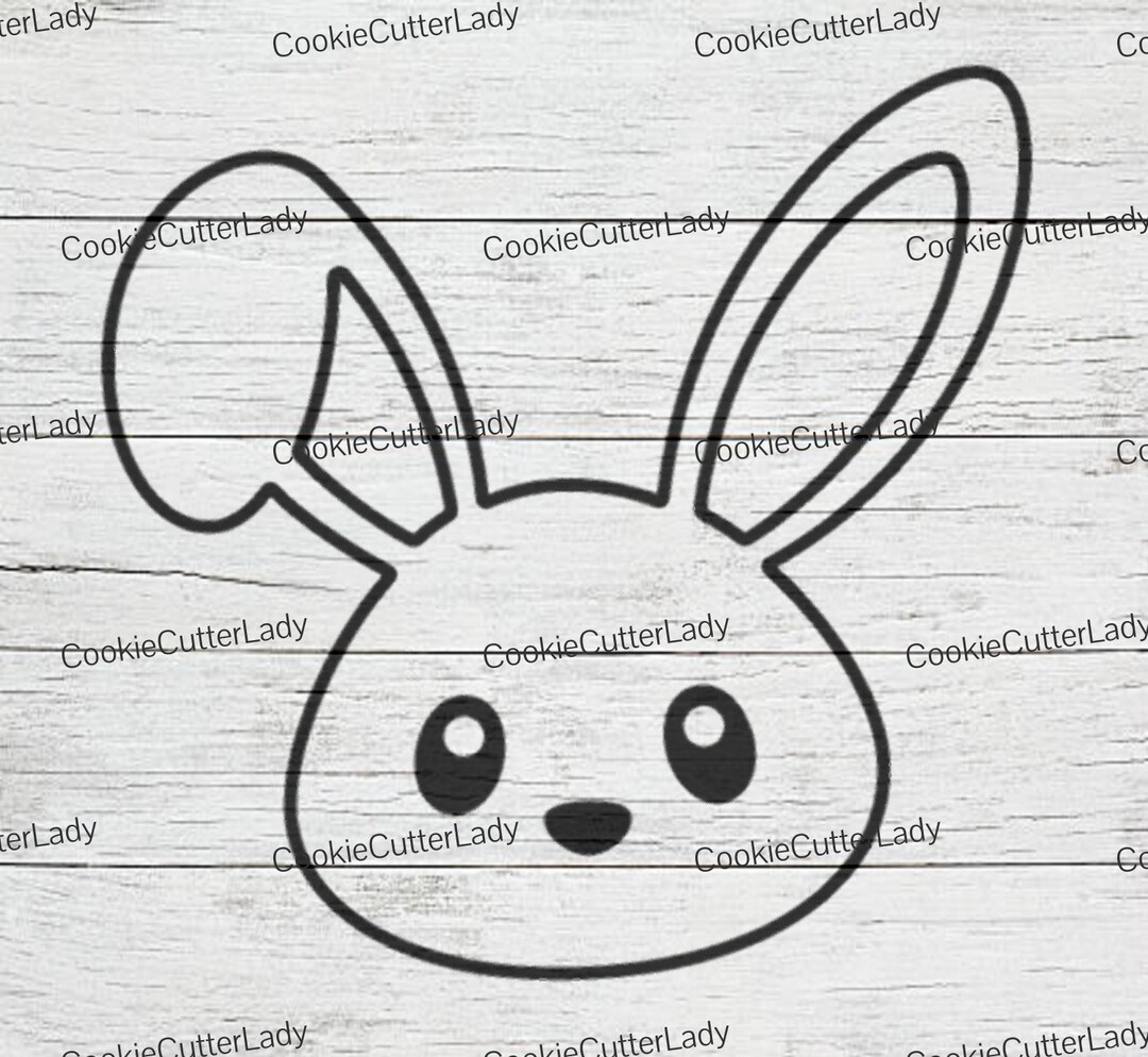 Bunny Face Stencil | REUSABLE, DURABLE, WASHABLE Craft Stencil | Use ...