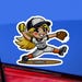 Softball Pitcher Vinyl Sticker | Dishwasher Safe & Durable | Custom ...