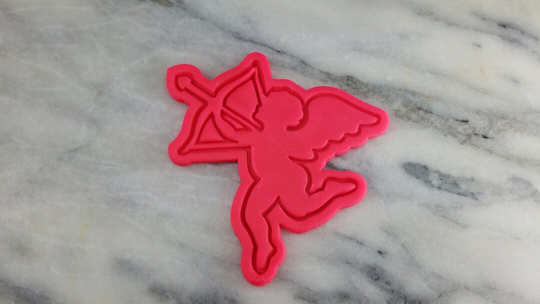 Cupid Cookie Cutter 2-piece, Stamp & Outline #1 - SHARP EDGES - FAST ...