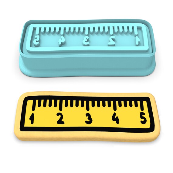 Ruler Cookie Cutter Stamp Stencil SHARP EDGES FAST | Etsy