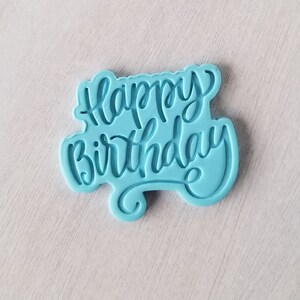Happy Birthday Cookie Cutter - SHARP EDGES - FAST Shipping - Choose ...