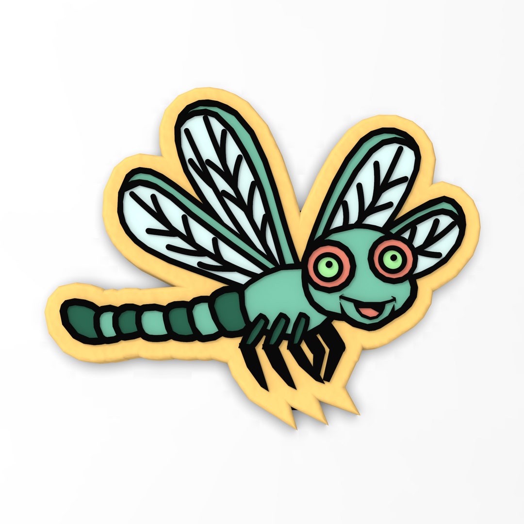 Dragonfly Cookie Cutter | Stamp | Stencil - SHARP EDGES - FAST Shipping ...