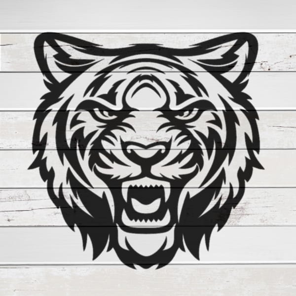 Tiger Stencil - Etsy