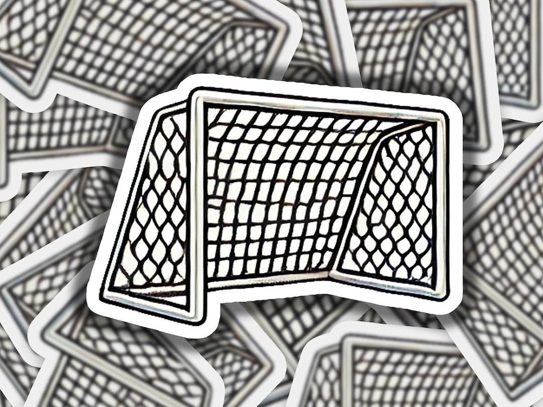 Soccer Goal Vinyl Sticker | Waterproof & Durable | Soccer Sticker ...