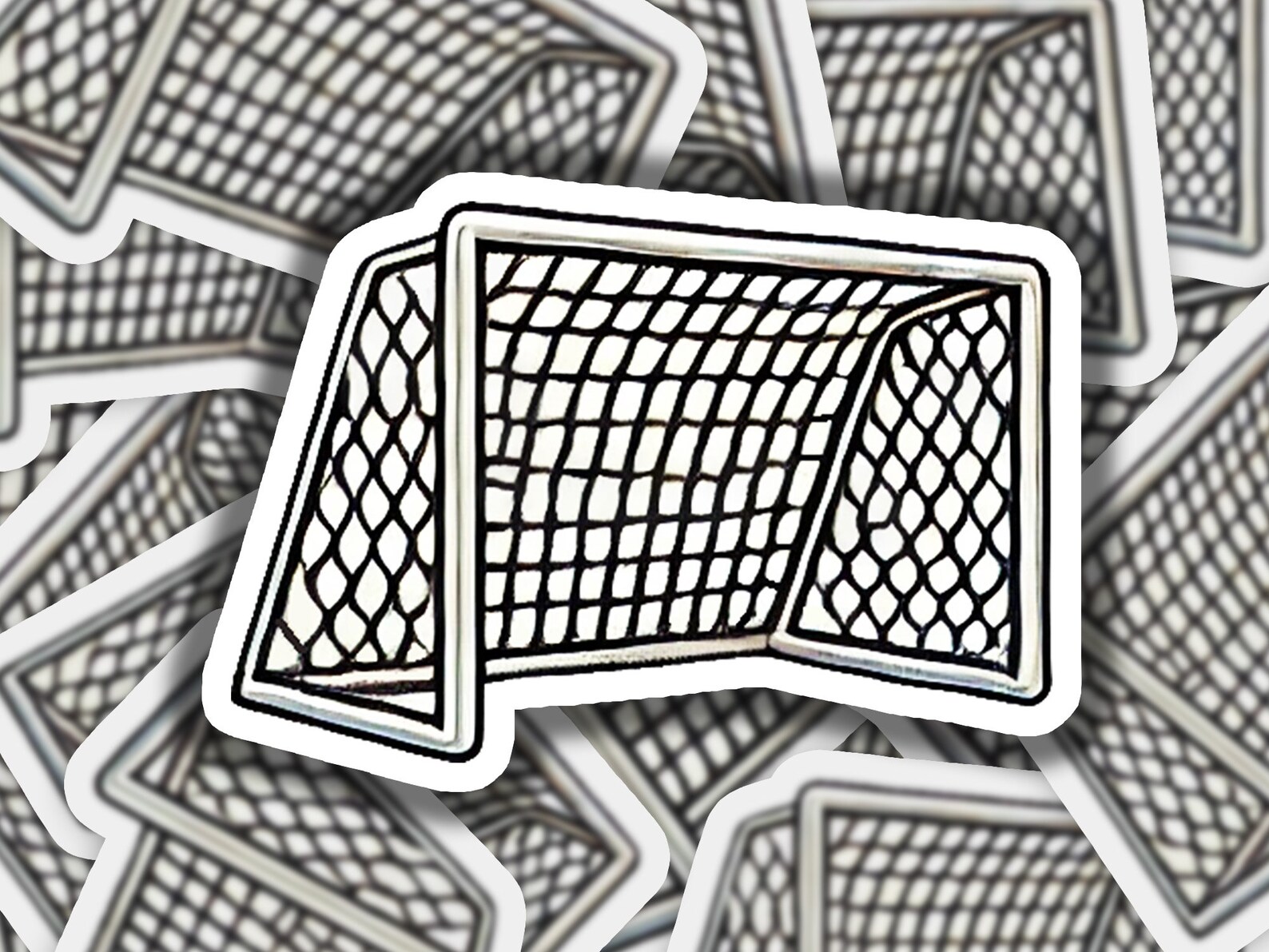 Soccer Goal Vinyl Sticker | Waterproof & Durable | Soccer Sticker ...