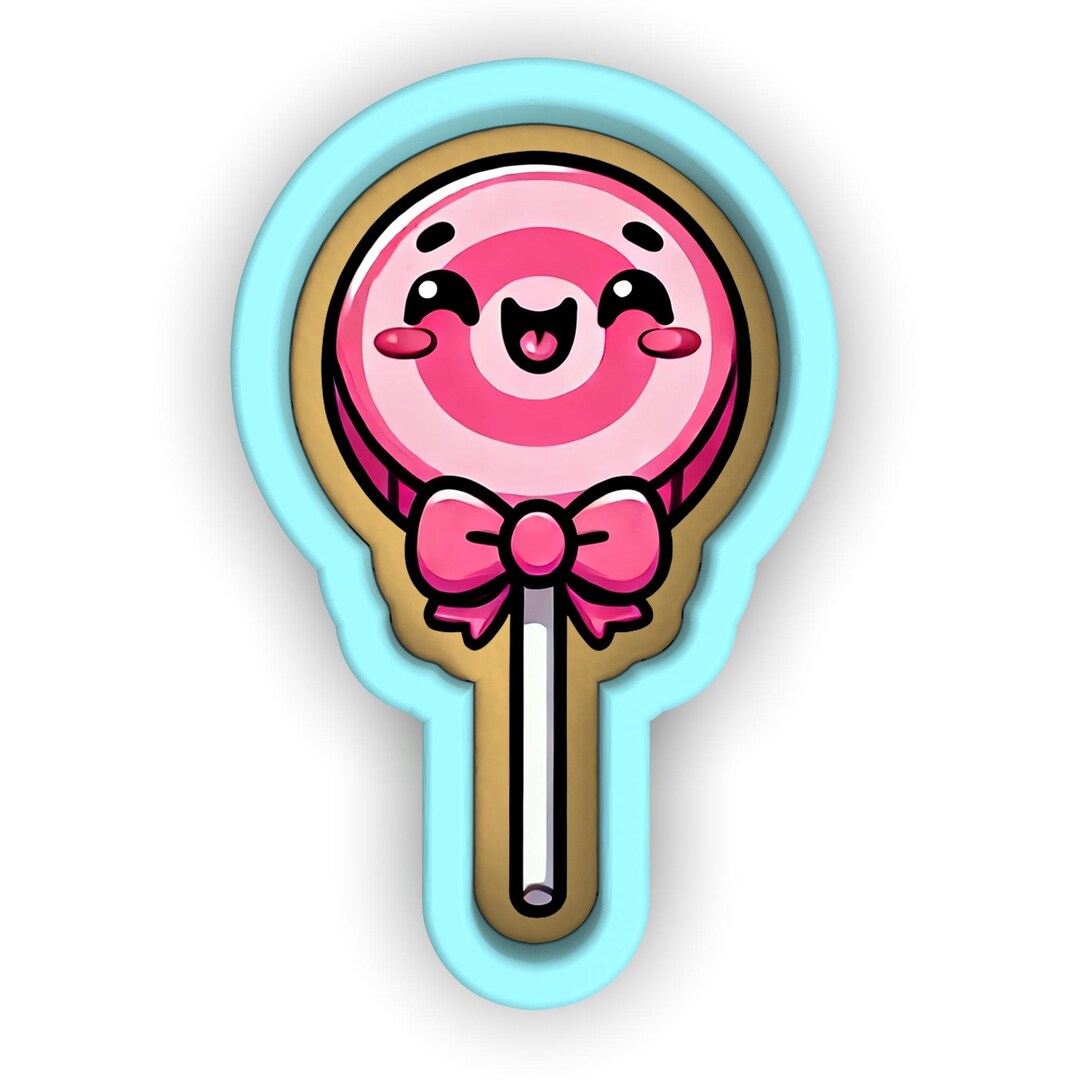 Sucker Smiling Cookie Cutter | Stamp | Stencil - SHARP EDGES - FAST ...