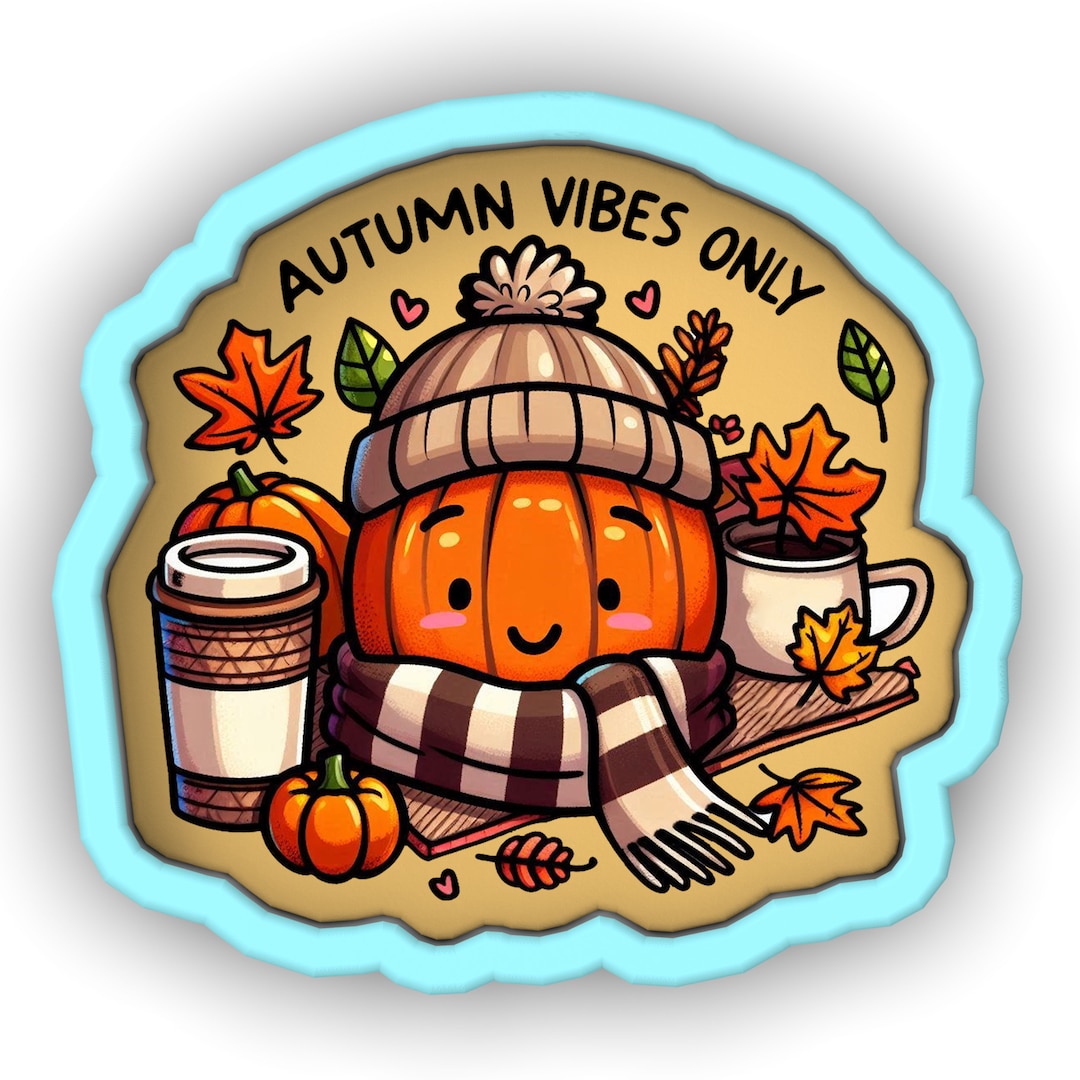Autumn Vibes Only Cookie Cutter | Stamp | Stencil - SHARP EDGES - FAST ...