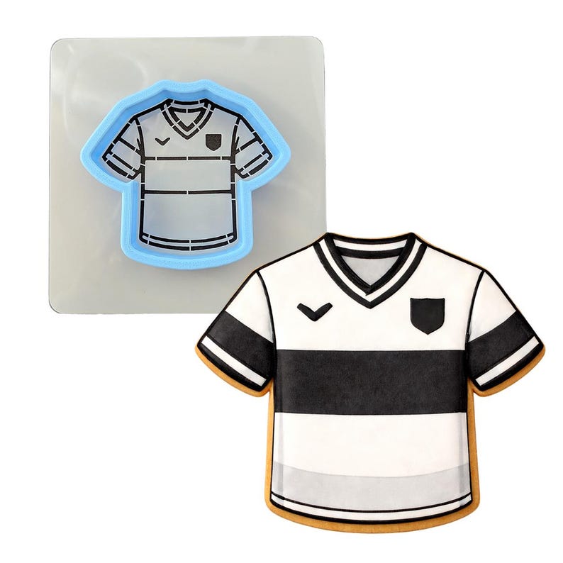 Soccer Jersey Cookie Cutter | Stamp | Stencil - SHARP EDGES - FAST ...