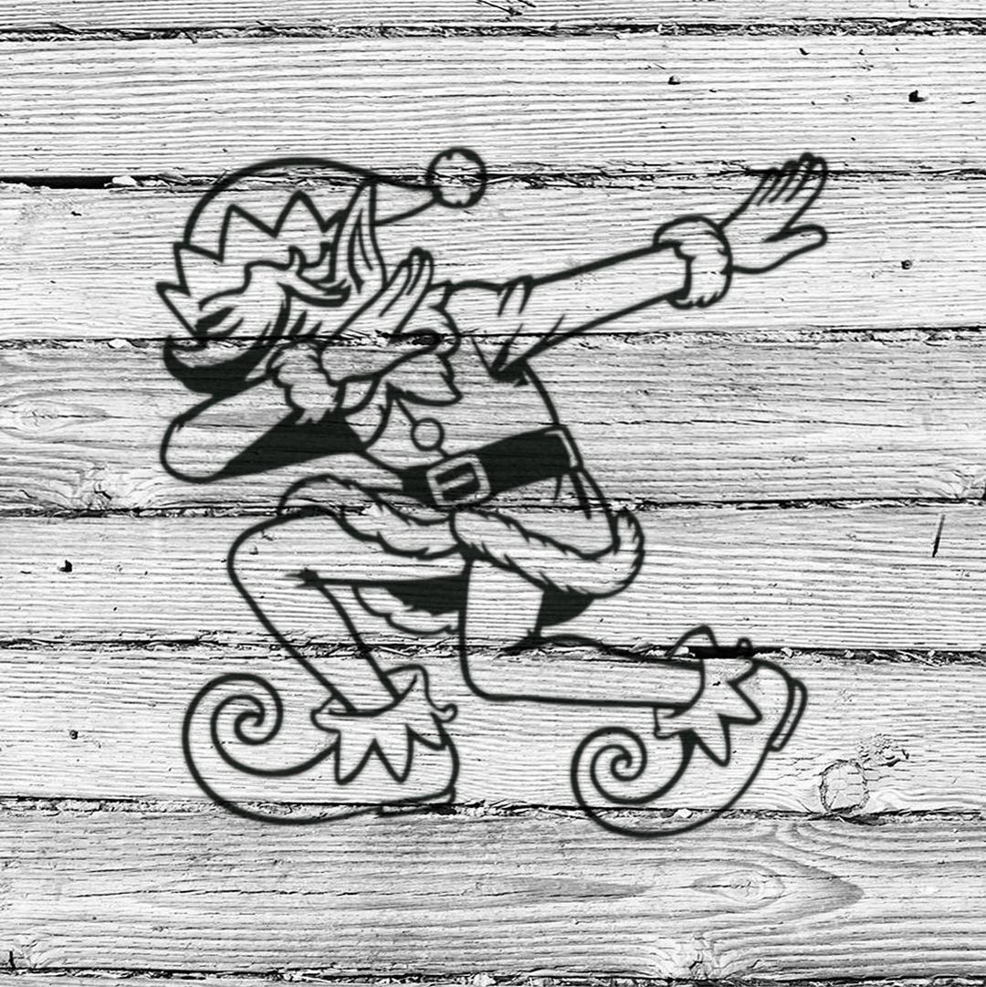 Elf Dabbing Stencil REUSABLE, DURABLE, WASHABLE Craft Stencil Use for ...