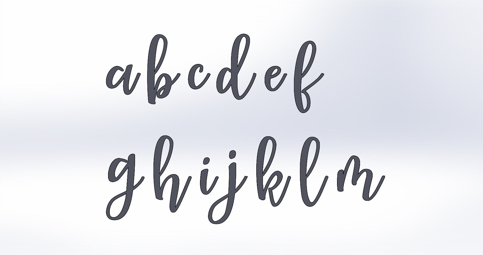 Cursive Letter Cookie Stamps Set FAST Shipping Choose Your | Etsy Australia