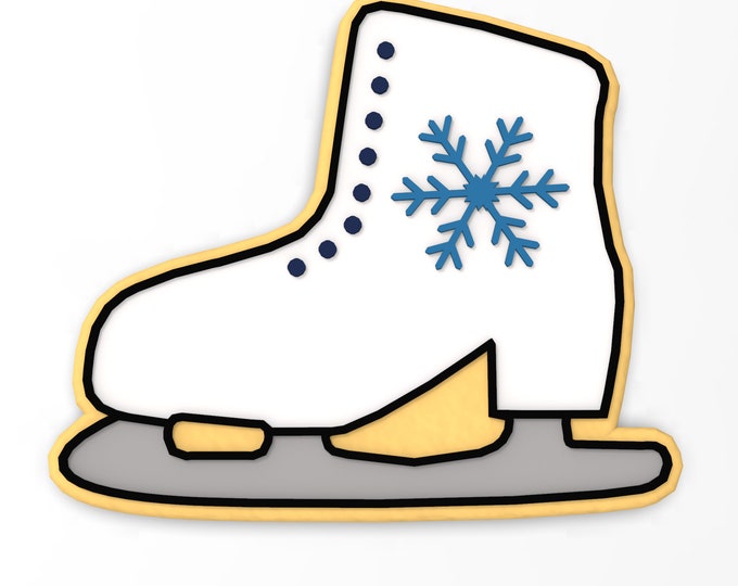Ice Skate Cookie Cutter - Etsy