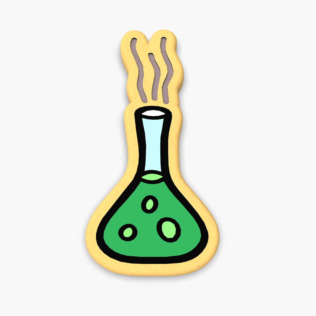 Lab Flask Cookie Cutter | Stamp | Stencil - SHARP EDGES - FAST Shipping ...