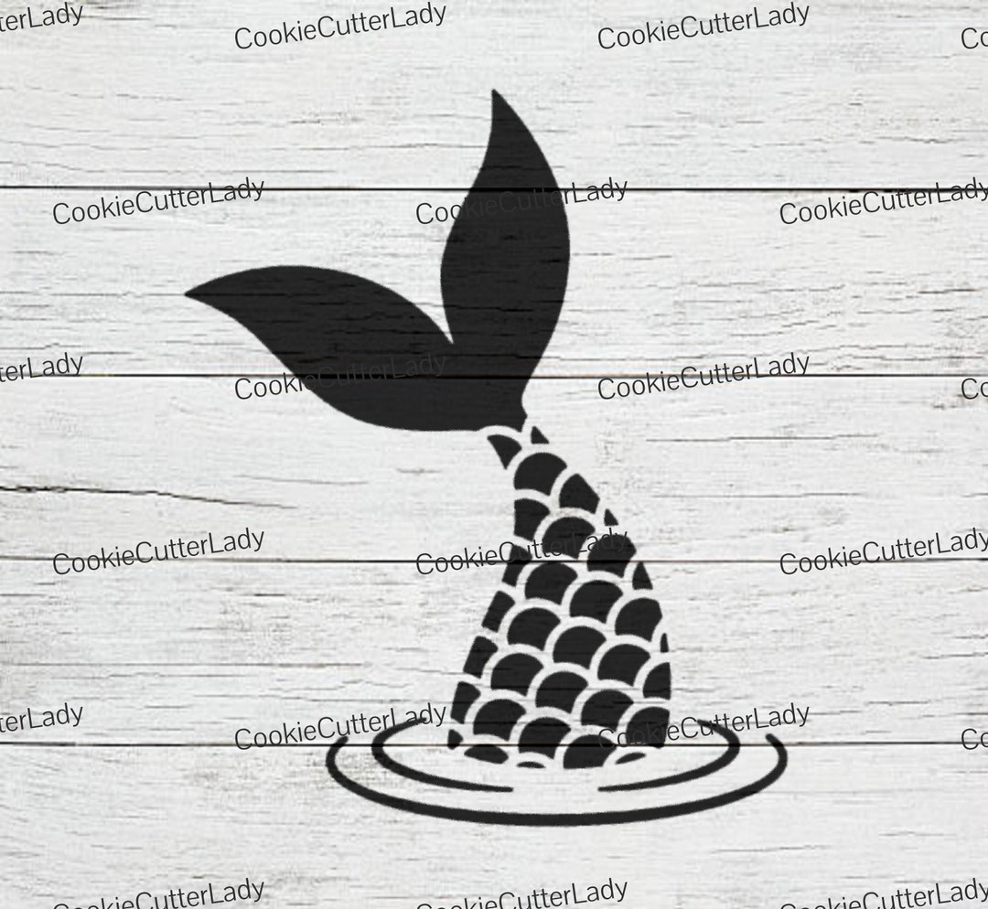 Mermaid Tail Stencil | REUSABLE, DURABLE, WASHABLE Craft Stencil | Use ...