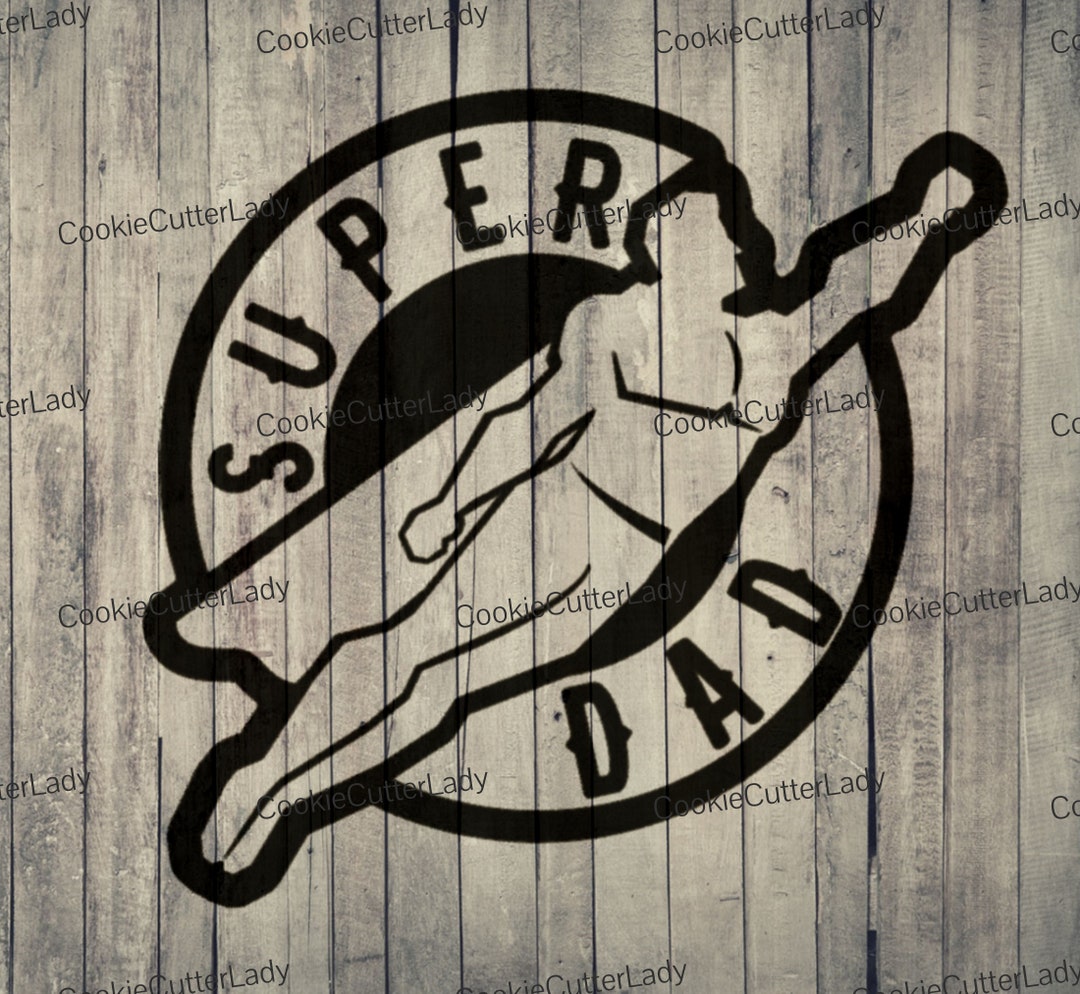 Super Dad Stencil REUSABLE, DURABLE, WASHABLE Craft Stencil Use for ...