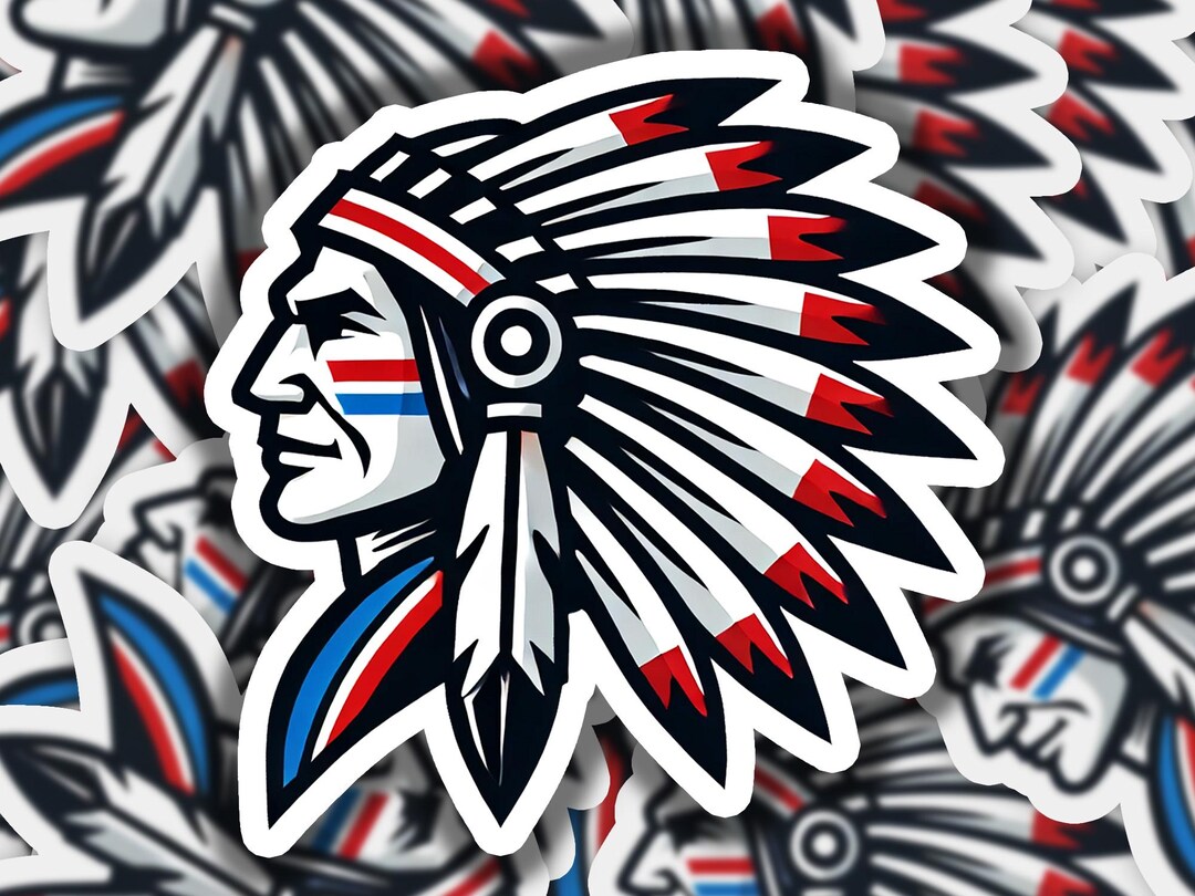 American Indian 2 Vinyl Sticker | Dishwasher Safe & Durable | Custom ...