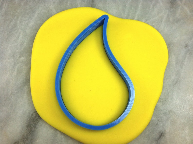 Tear Drop Cookie Cutter - SHARP EDGES - FAST Shipping - Choose Your Own ...