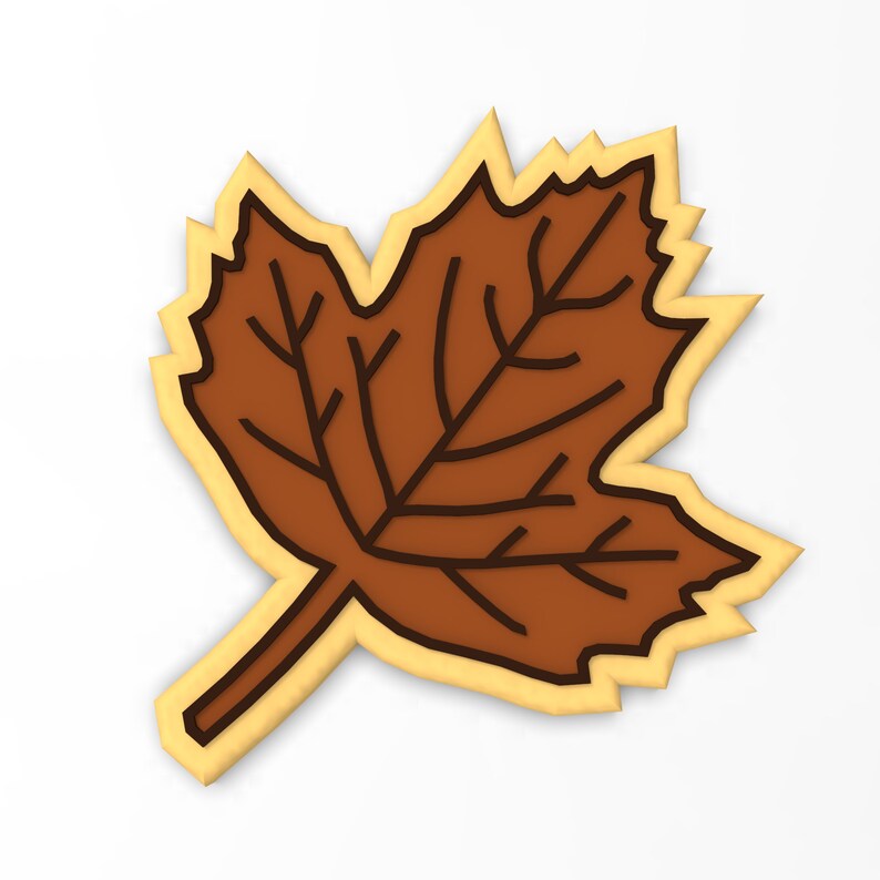 Maple Leaf Cookie Cutter | Stamp | Stencil - SHARP EDGES - FAST ...