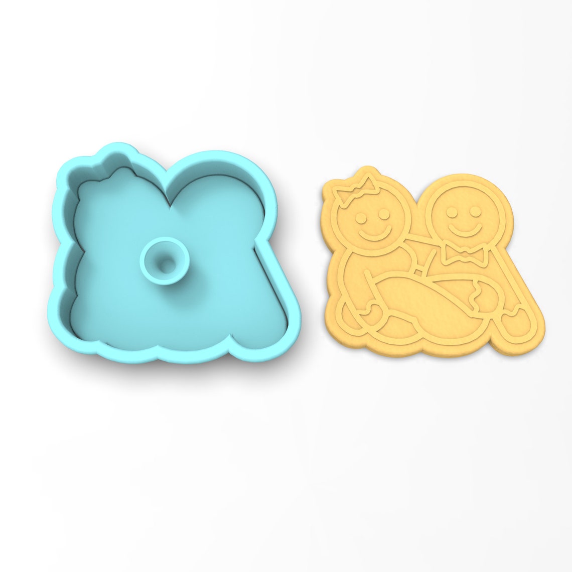 Gingerbread Sex Sitting Cookie Cutter Stamp Stencil Etsy
