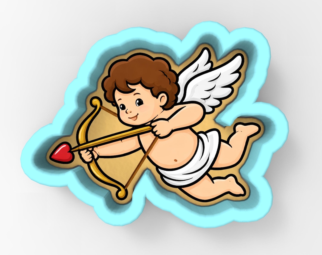 Cupid Arrow 3a Cookie Cutter | Stamp | Stencil - SHARP EDGES - FAST ...