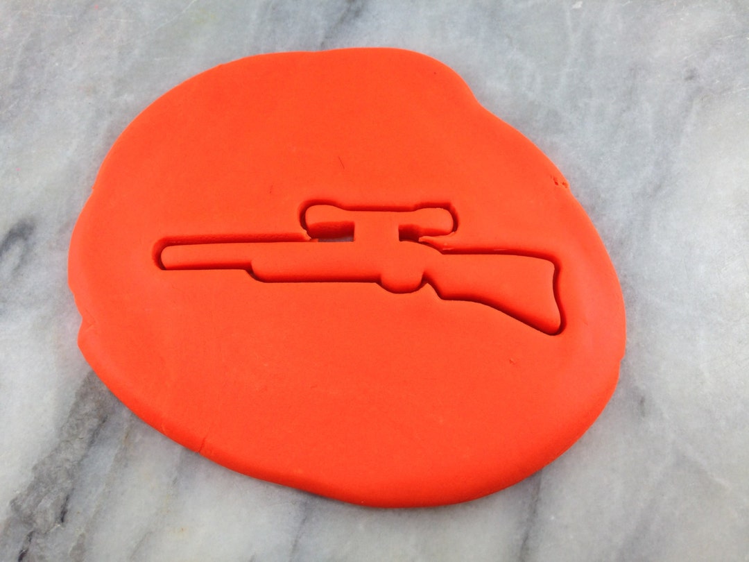 Hunting Sniper Rifle Cookie Cutter Outline 1 - SHARP EDGES - FAST ...