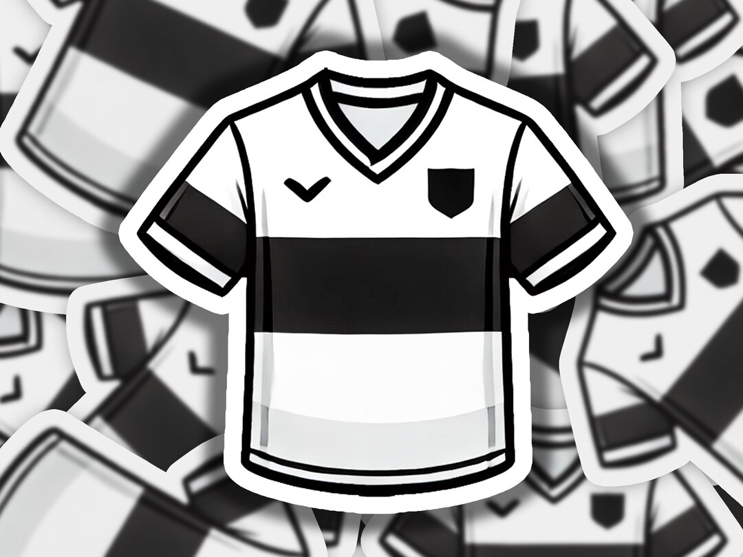 Soccer Jersey Vinyl Sticker | Waterproof & Durable | Soccer Sticker ...