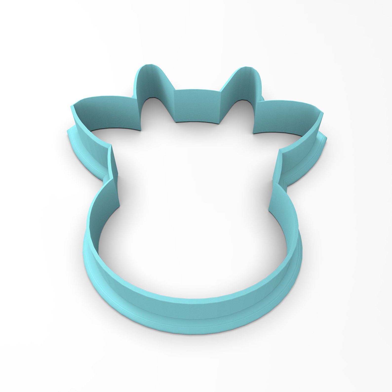 Cow Face Cookie Cutter 2-piece, Stamp & Outline #1 - SHARP EDGES - FAST ...