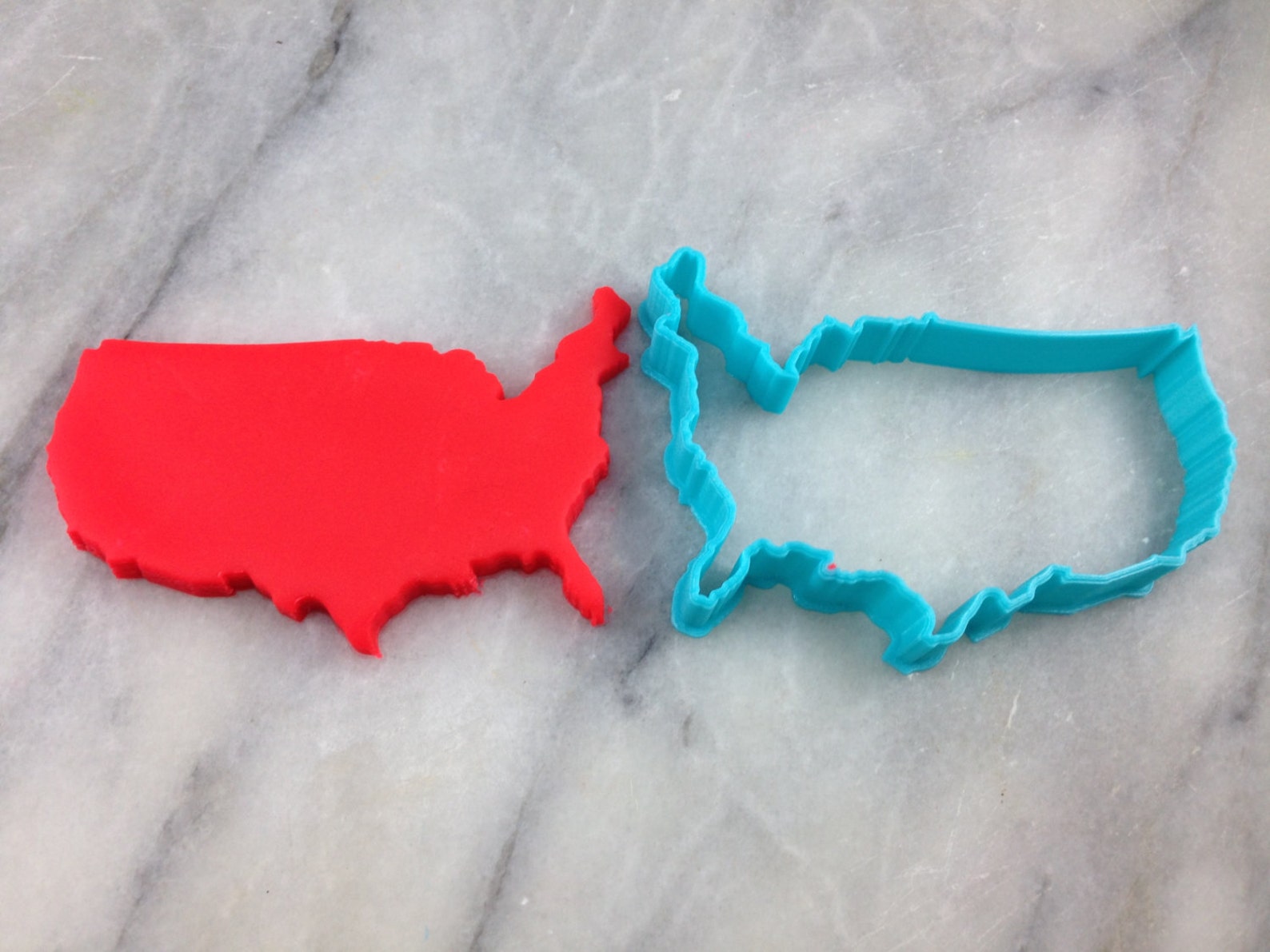 USA Cookie Cutter Outline 1 CHOOSE Your Own Size . - Etsy