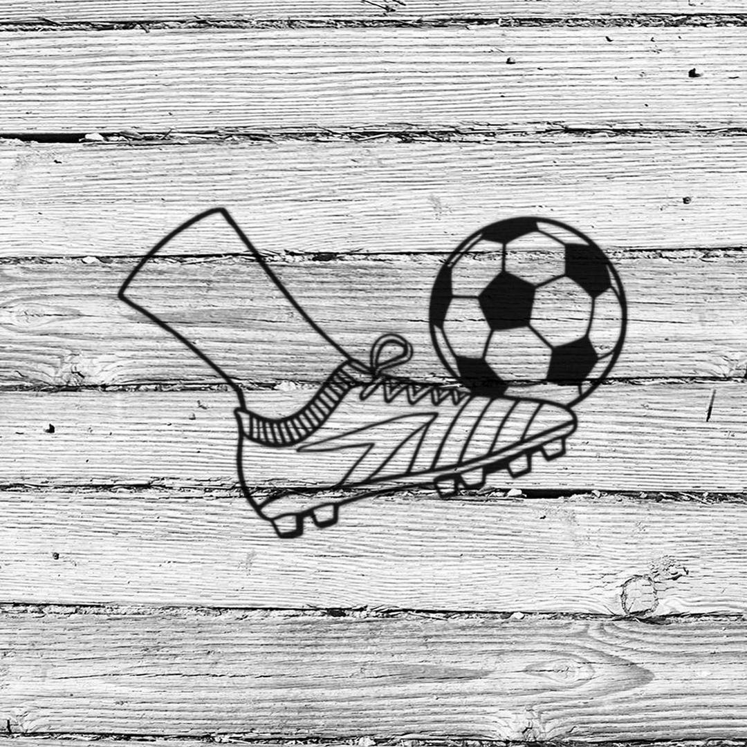 Soccer Kick Stencil | REUSABLE, DURABLE, WASHABLE Craft Stencil | Use ...