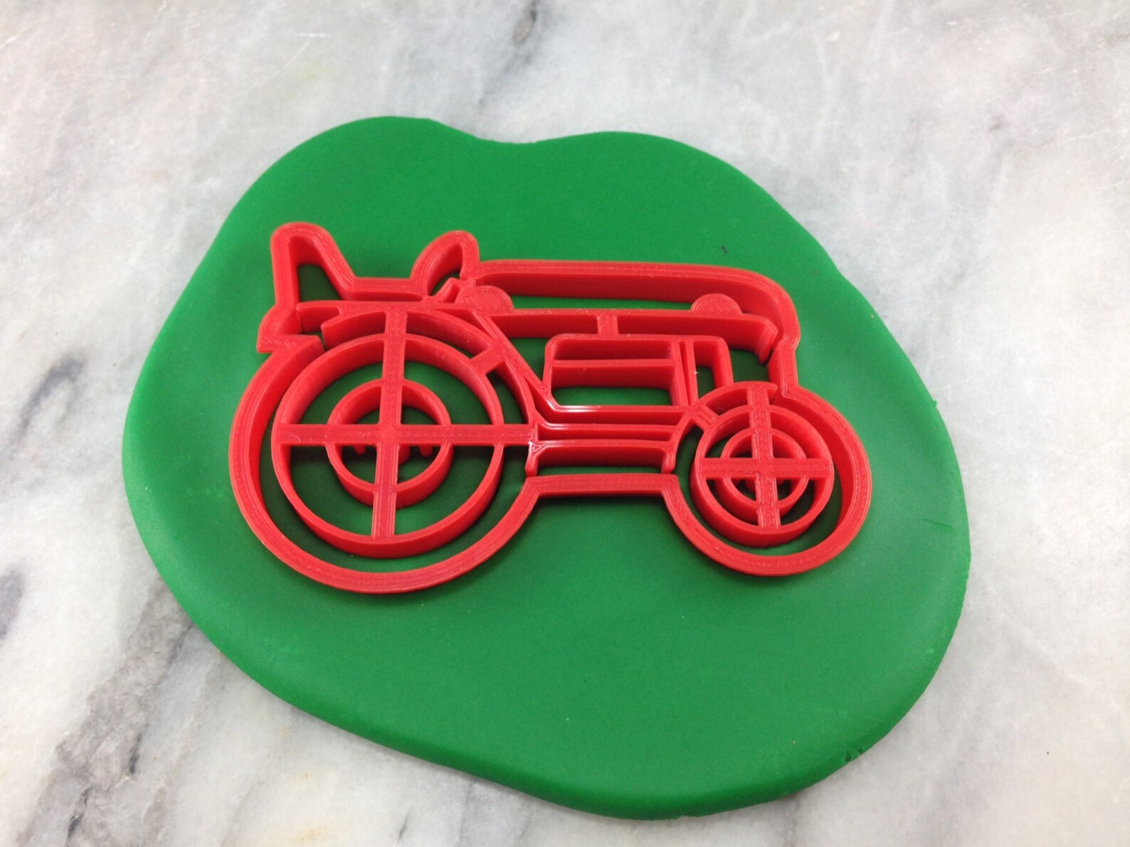 Tractor Cookie Cutter 2-piece Outline & Stamp SHARP EDGES | Etsy