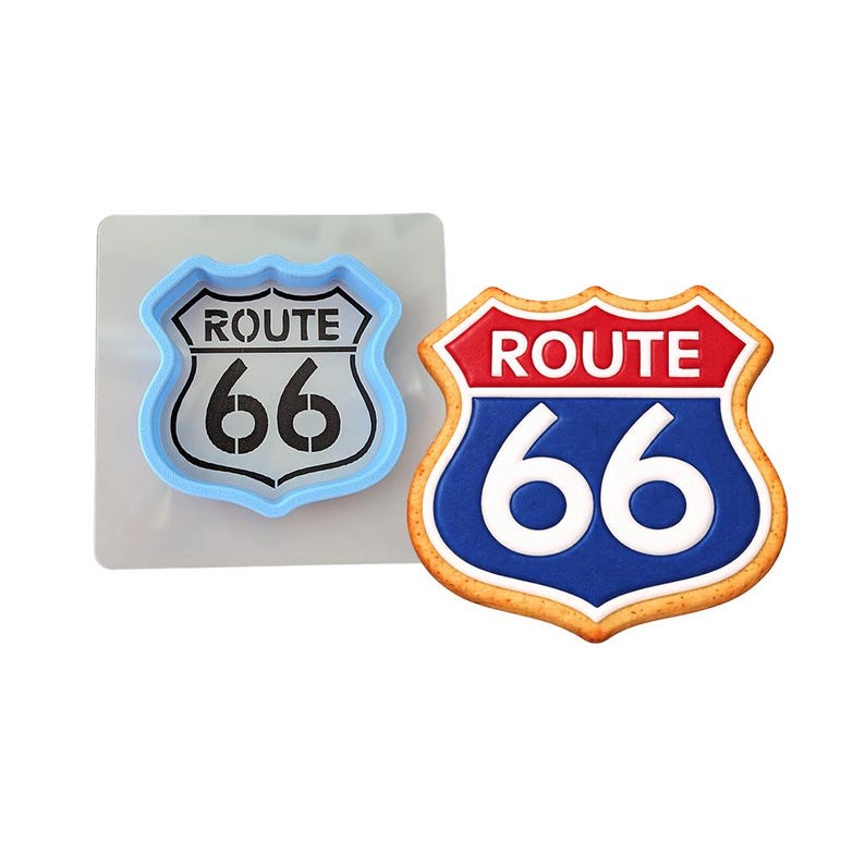Route 66 Cookie Cutter | Stamp | Stencil - SHARP EDGES - FAST Shipping ...