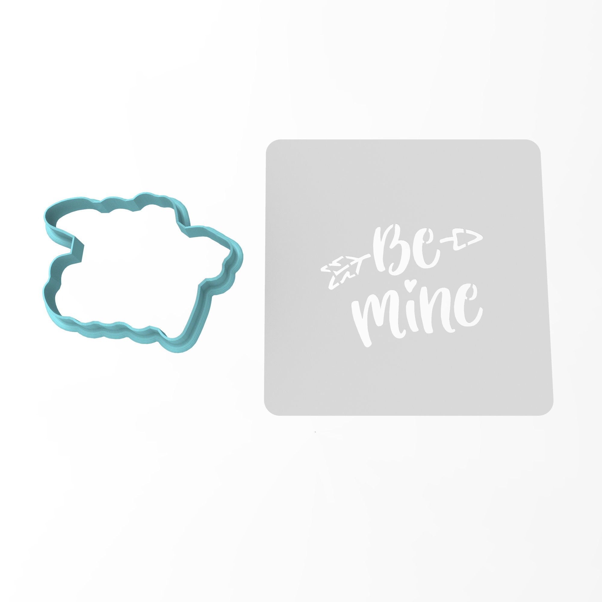 Be Mine Cookie Cutter | Stamp | Stencil - SHARP EDGES - FAST Shipping ...