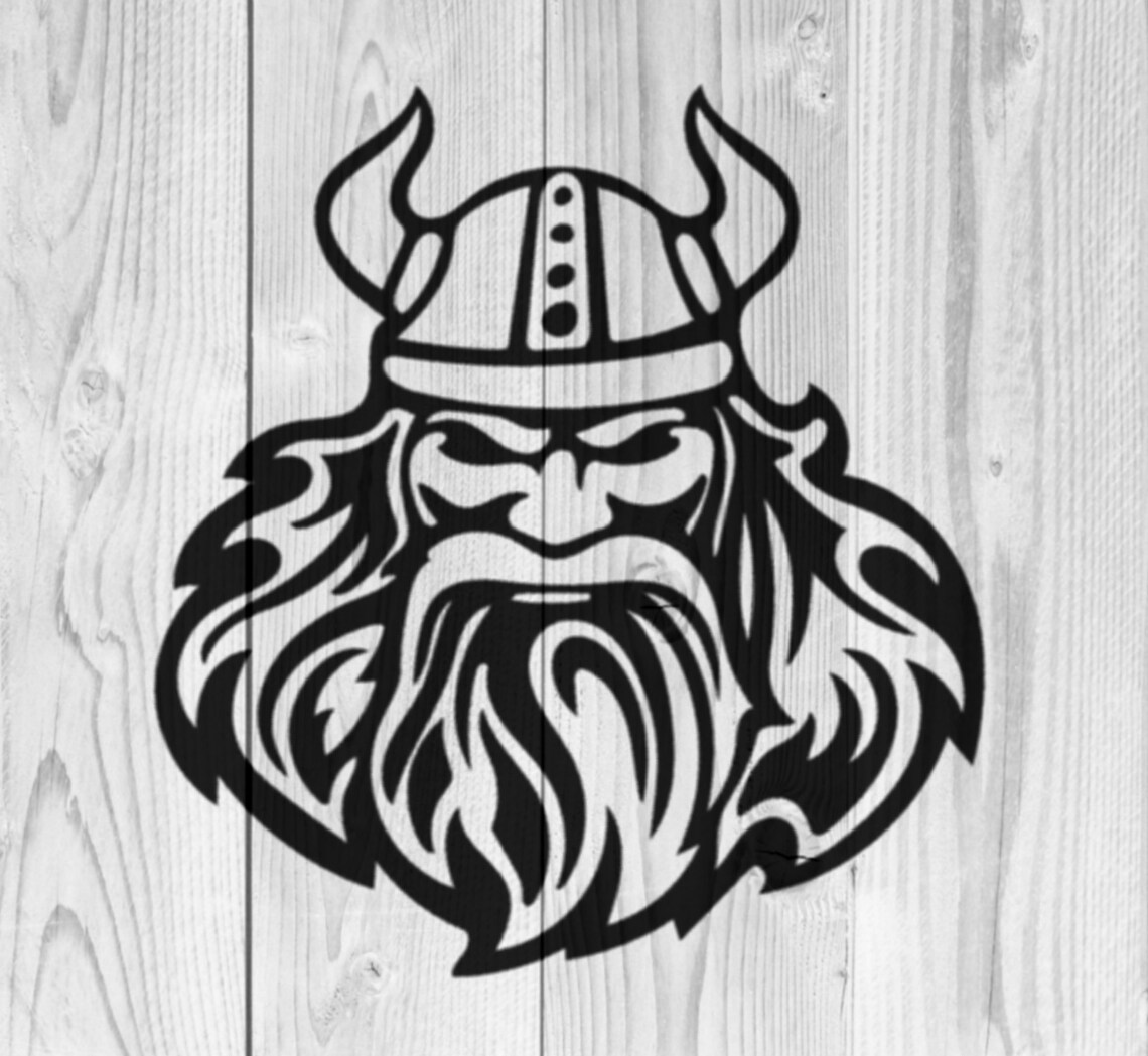 Viking Warrior Mascot Stencil | REUSABLE, DURABLE, WASHABLE Craft ...