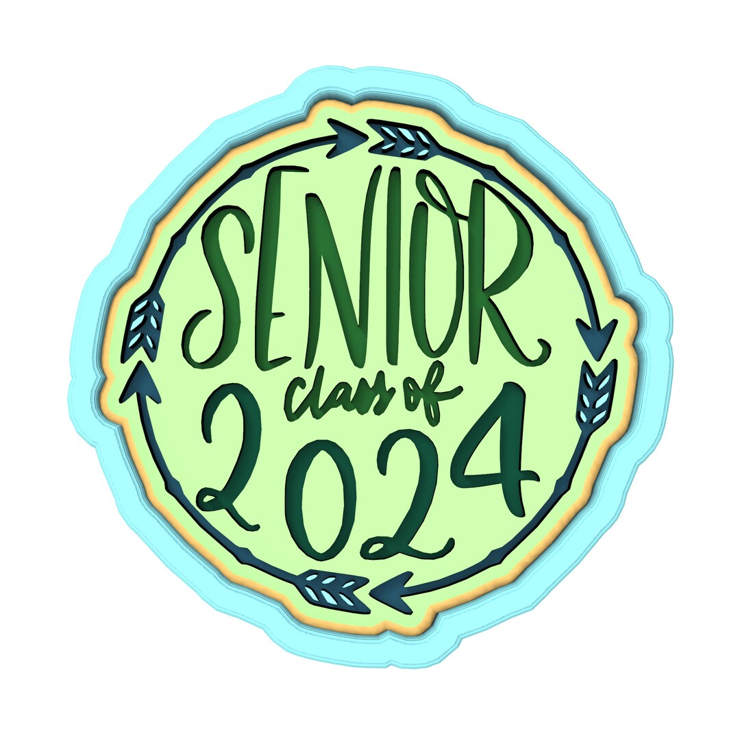 2024 Graduation Cookie Cutter | Stamp | Stencil - SHARP EDGES - FAST ...