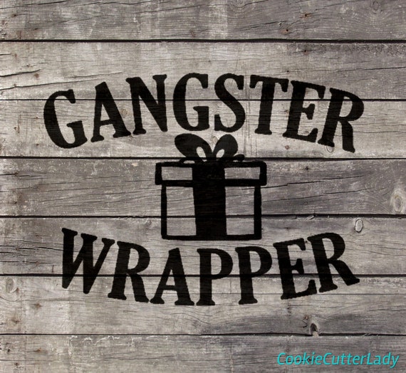 Stencils & Templates WASHABLE Craft Stencil Gangster Wrapper Stencil ...
