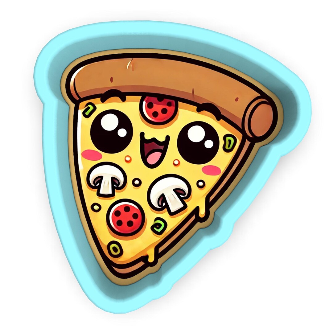 Pizza Slice Cookie Cutter | Stamp | Stencil - SHARP EDGES - FAST ...