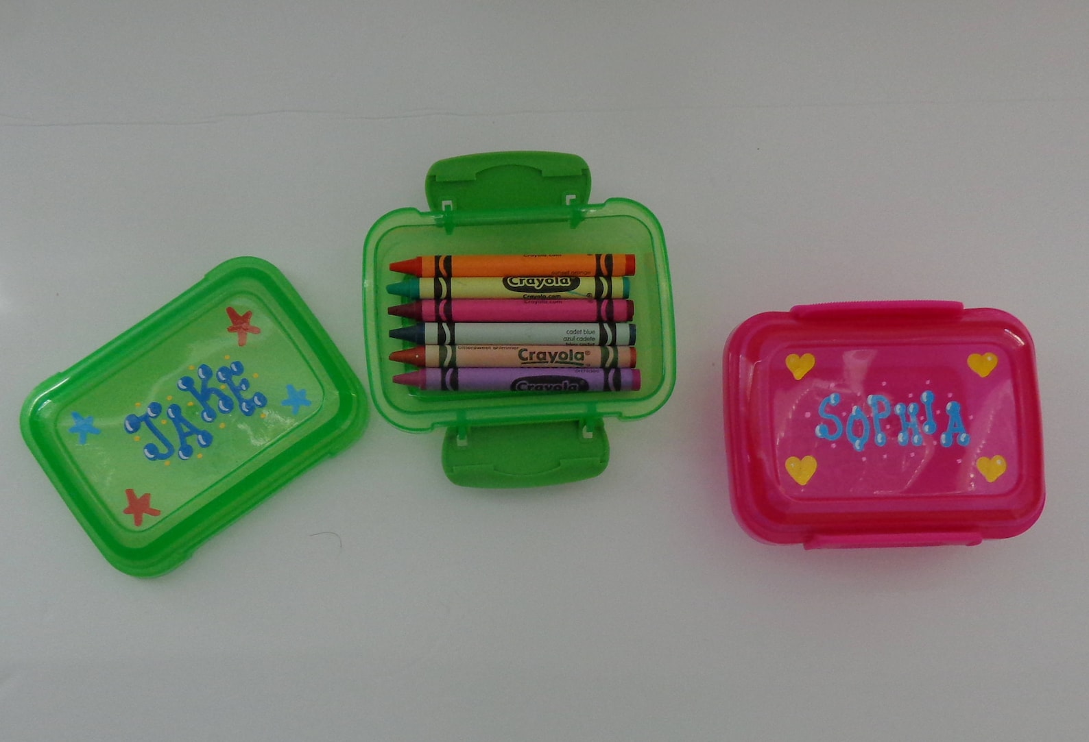 Crayon Case W/crayons/crayon Holder/crayon Storage - Etsy