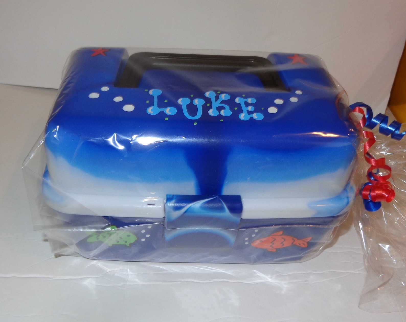 Personalized Kids Tackle Box With Fishing Gear - Etsy