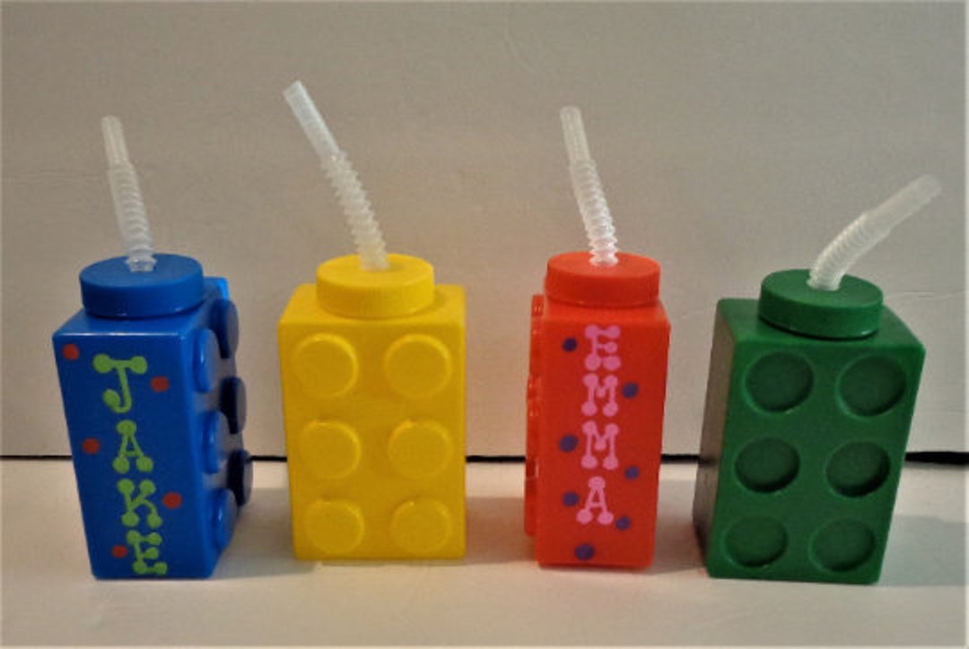 Personalized Building Brick Cups/kids Cups/building Blocks - Etsy
