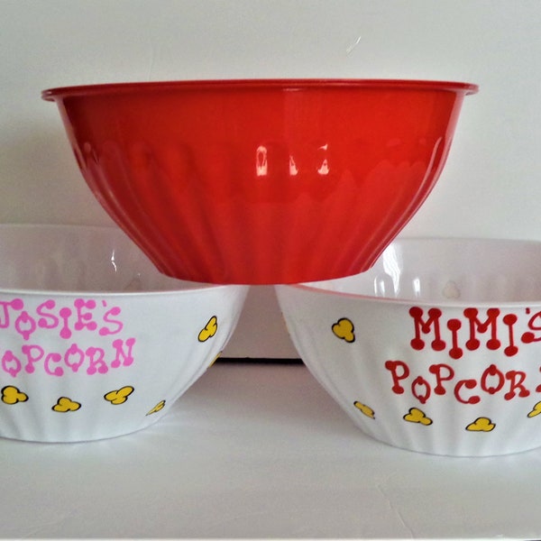 Popcorn Bowl - Etsy