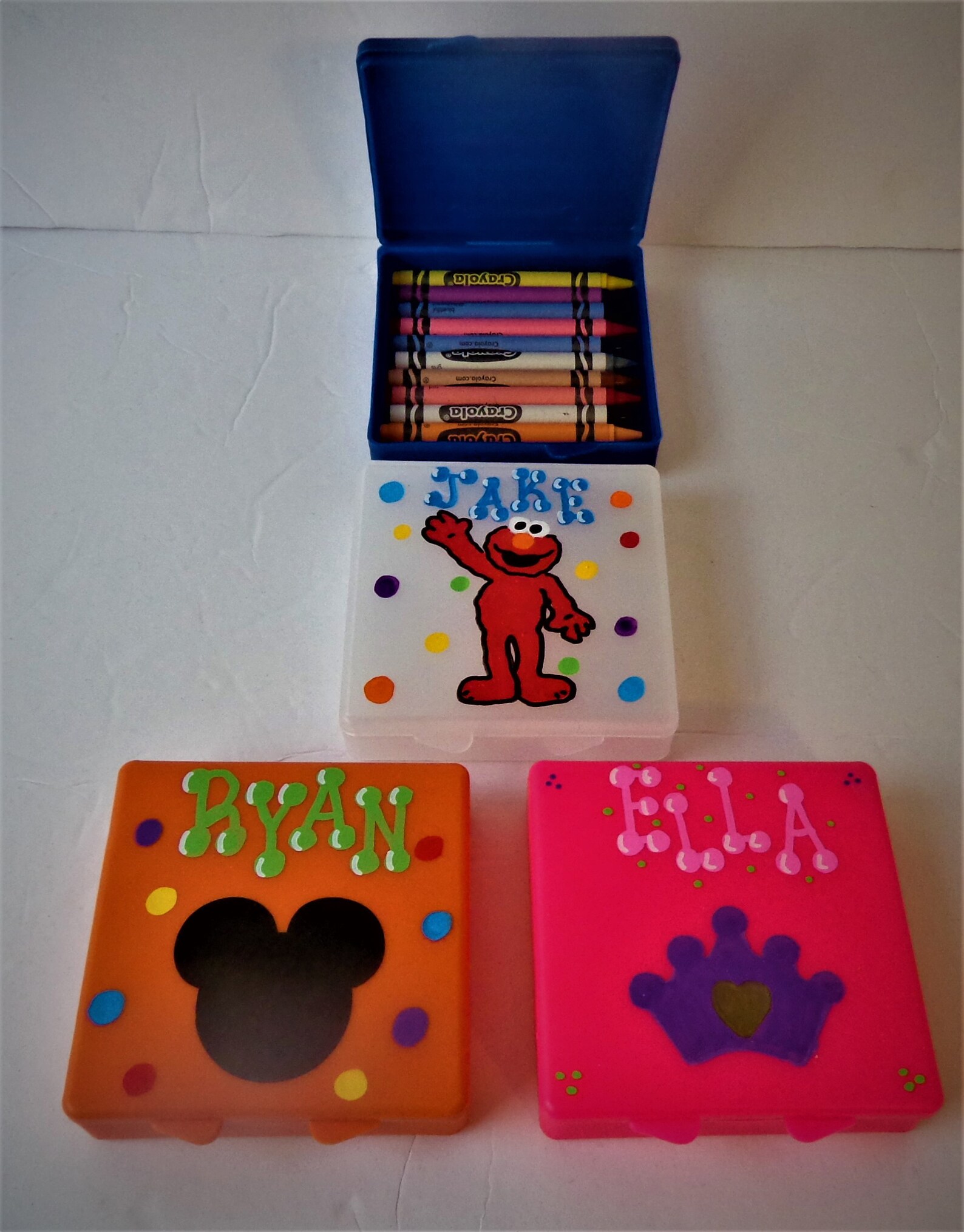 Personalized Crayon Box With Crayons/craft Holder/crayon Storage.kids ...