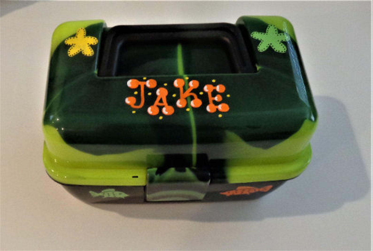 Personalized Kids Tackle Box With Fishing Gear - Etsy