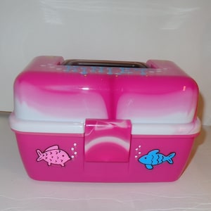 Personalized Kids Tackle Box With Fishing Gear - Etsy