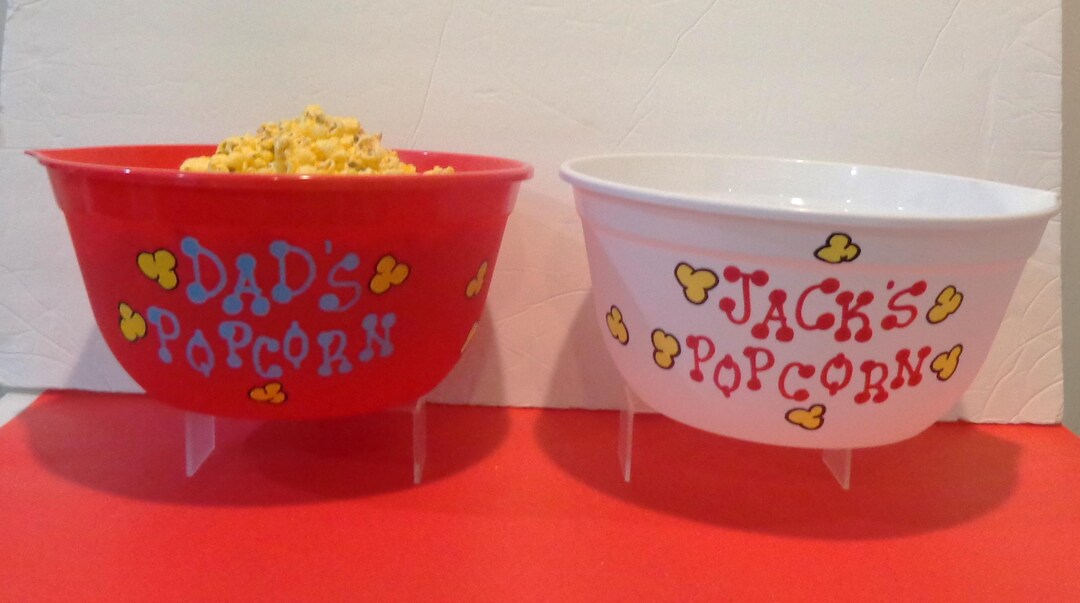 Personalized Family Snack Bowl/popcorn Bowl - Etsy