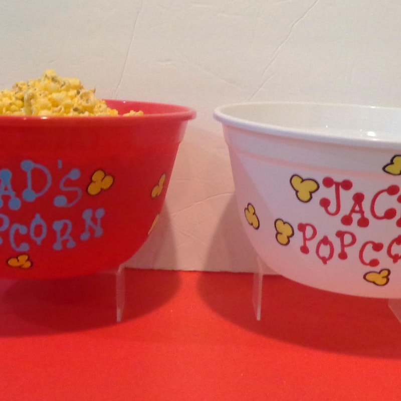 Personalized Popcorn Bowl - Etsy