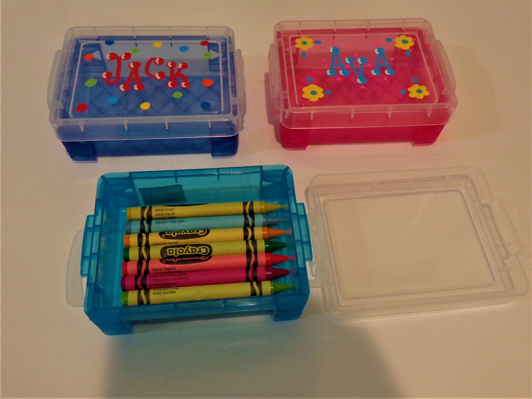 Crayon Case With Crayons/storage Case - Etsy