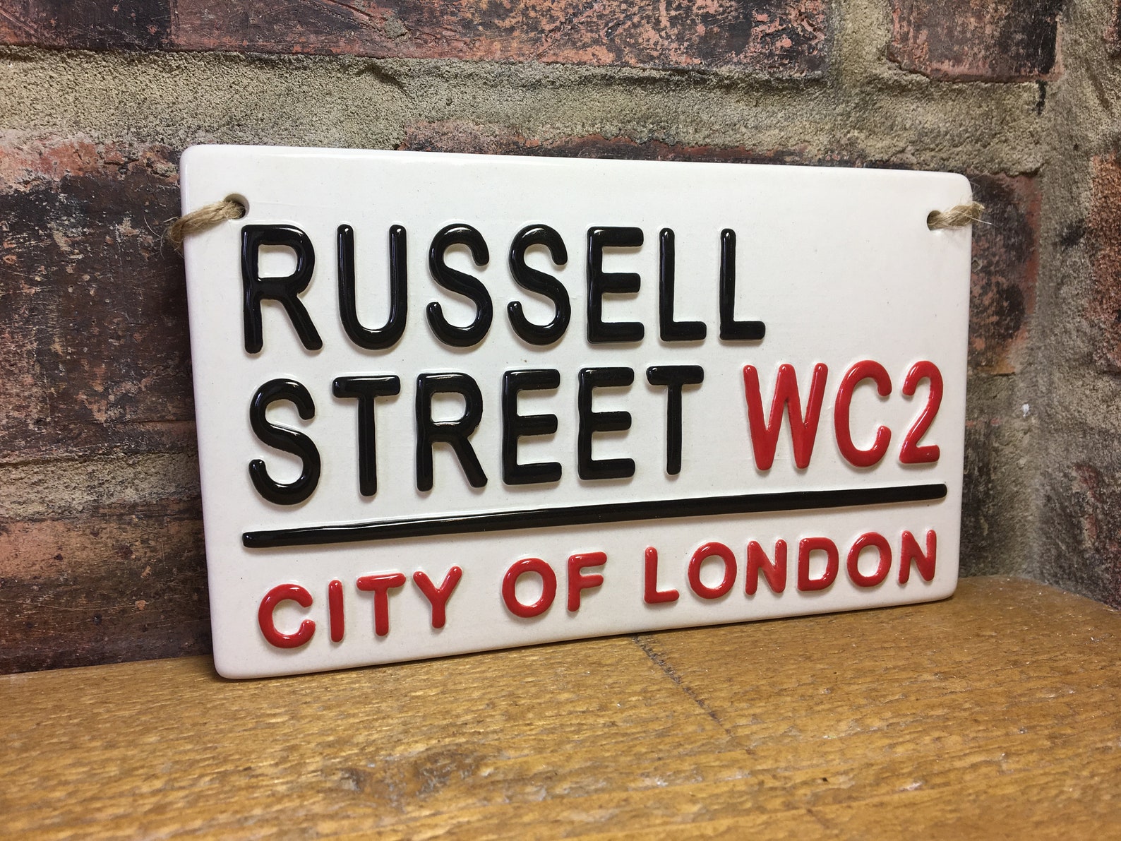 RUSSELL Street-city of London-london Street Sign-british - Etsy