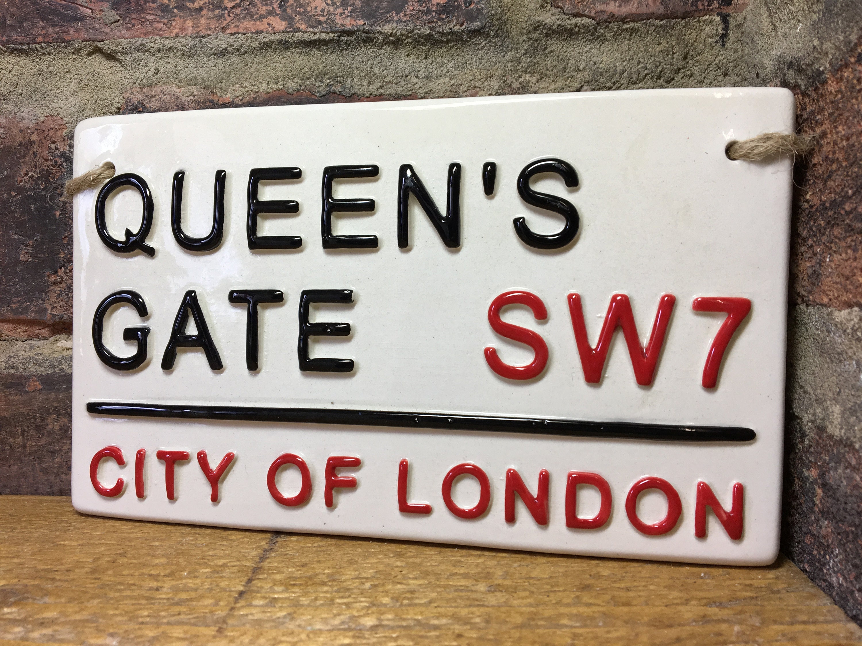 QUEENS Gate-city of London-london Street Sign-london | Etsy