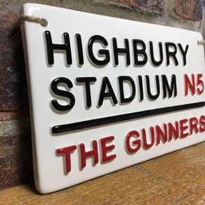 Arsenal-highbury Stadium-the Gunners-london Street | Etsy