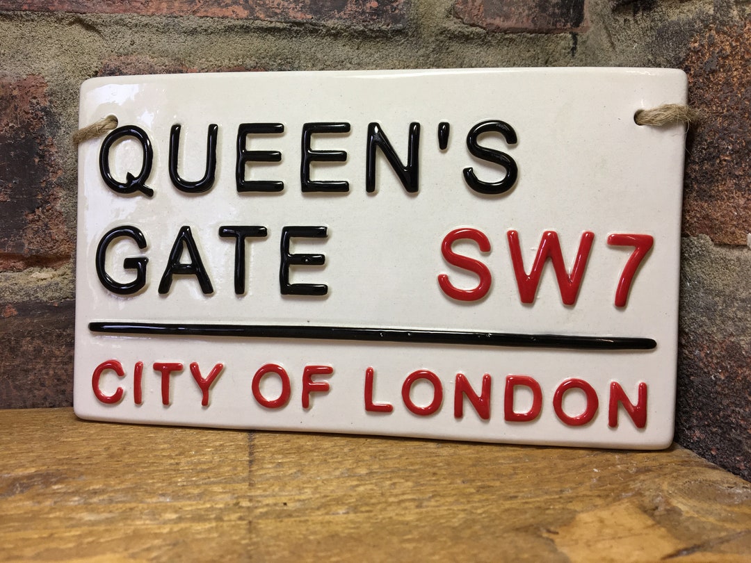 QUEENS Gate-city of London-london Street Sign-london Tourist-british ...